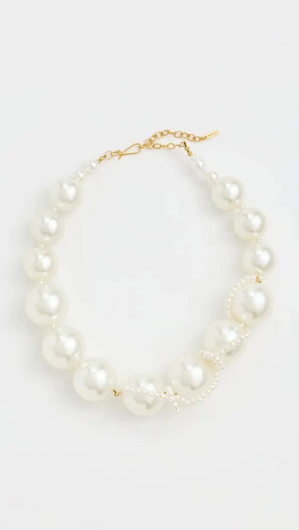Completedworks Large Faux Pearl Necklace
