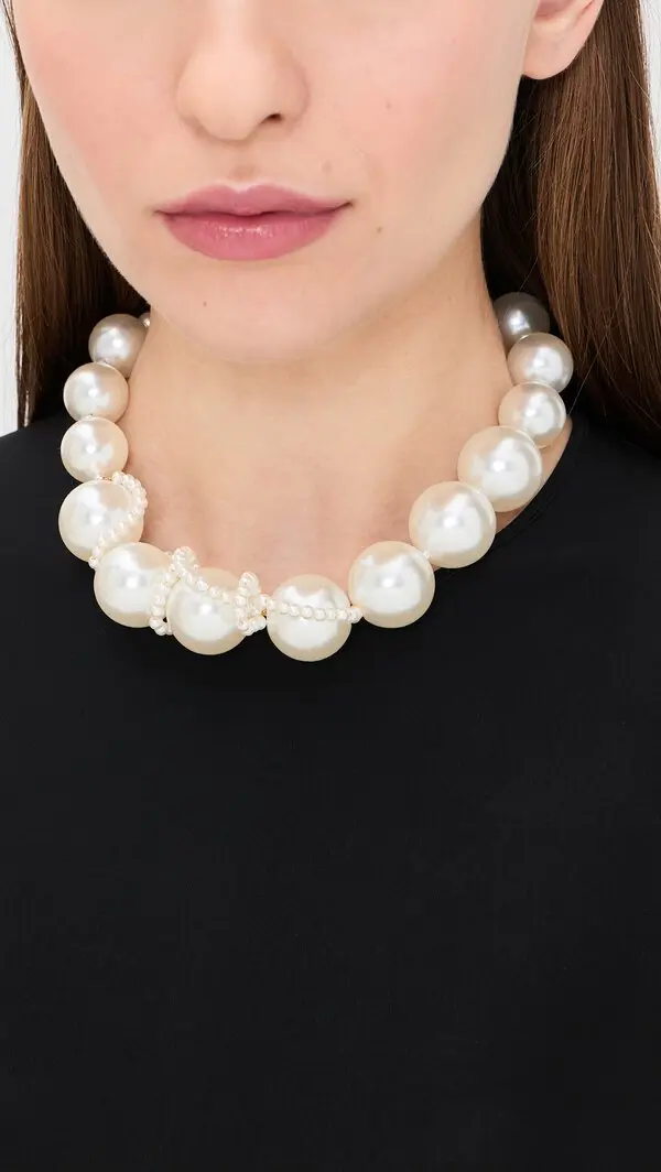Completedworks Large Faux Pearl Necklace