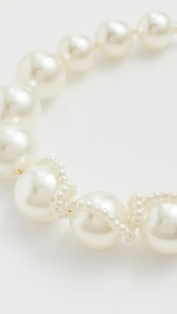 Completedworks Large Faux Pearl Necklace