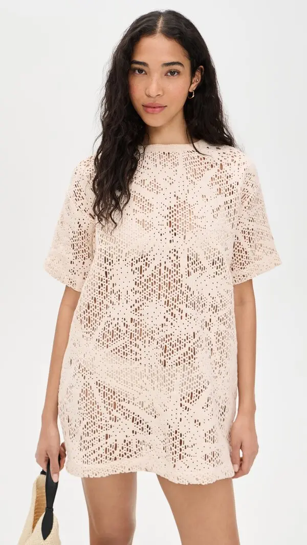 Oas Astrea Pegasus Crochet Mini Dress