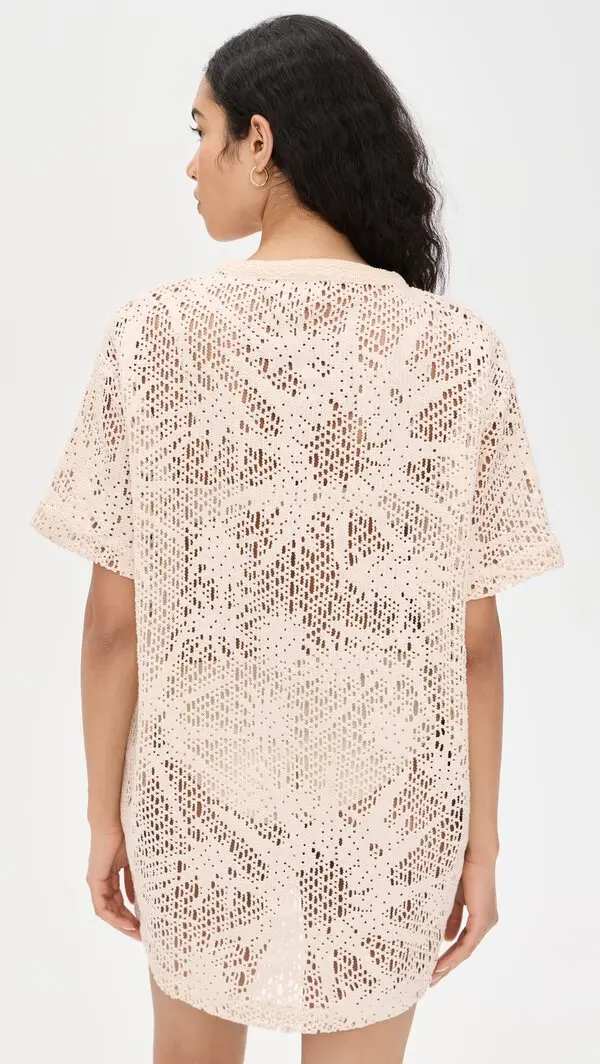 Oas Astrea Pegasus Crochet Mini Dress