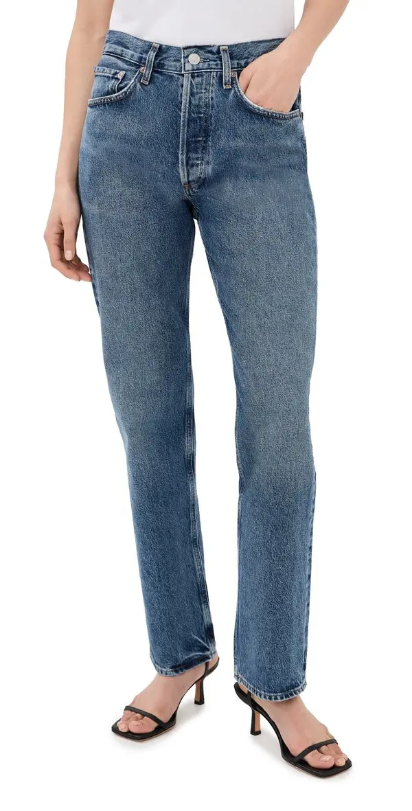 AGOLDE Lana Straight Leg Jeans
