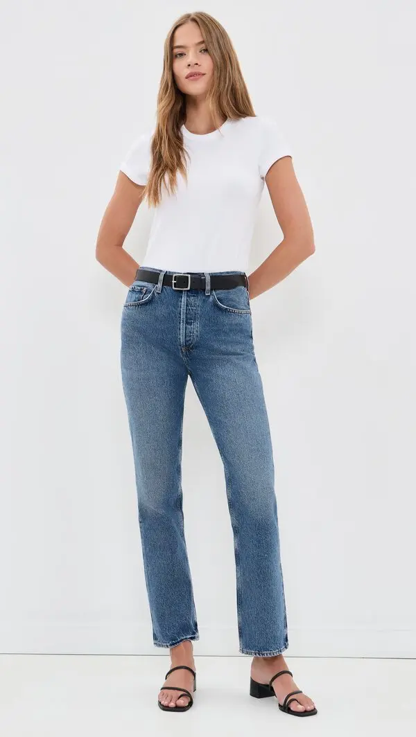AGOLDE Lana Straight Leg Jeans