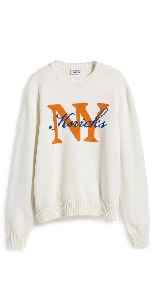 NEW YORK OR NOWHERE Ny Knicks Rafters Sweater - Off White