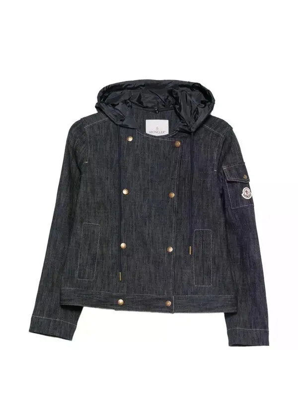 Moncler Hooded Double-breasted Jacket