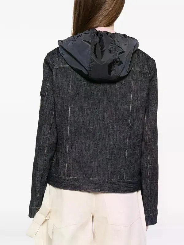 Moncler Hooded Double-breasted Jacket