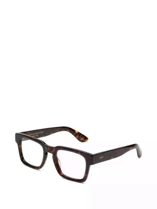 RETROSUPERFUTURE Square Frame Glasses - Brown