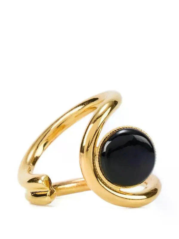 DESTREE Stone Detail Ring - Gold