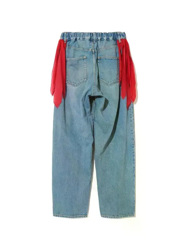 Undercover Light Wash Frayed Detail Jeans