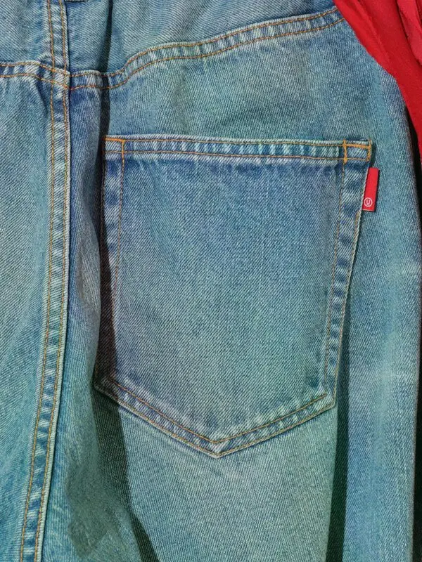 Undercover Light Wash Frayed Detail Jeans