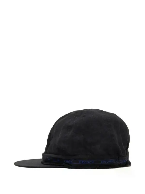 Undercover Fringed Logo Cap - Black