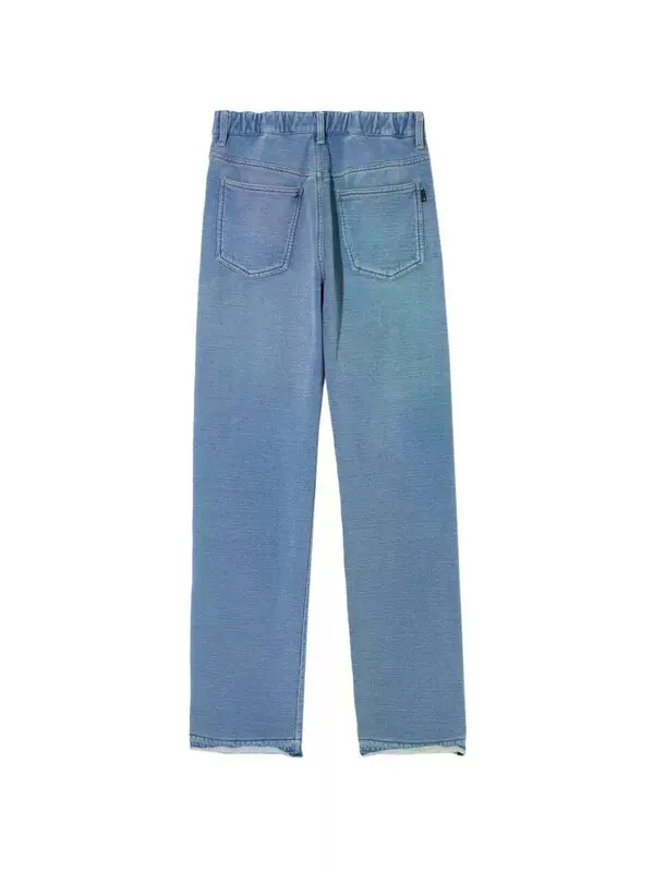 Undercover Drawstring Frayed Hem Jeans