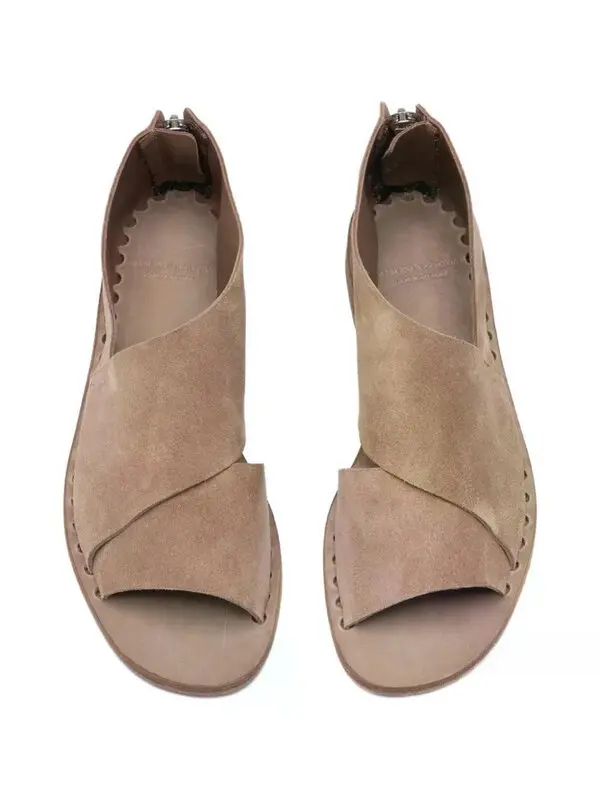Officine Creative Itaca Leather Sandals - Neutrals