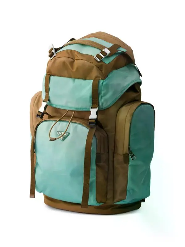Prada Large Re-nylon Backpack - Blue