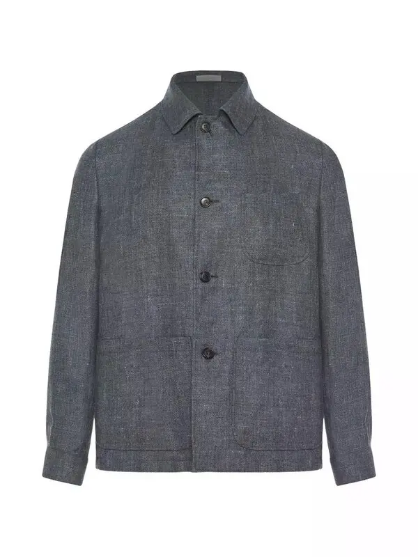 Corneliani Button Pocket Shirt Jacket