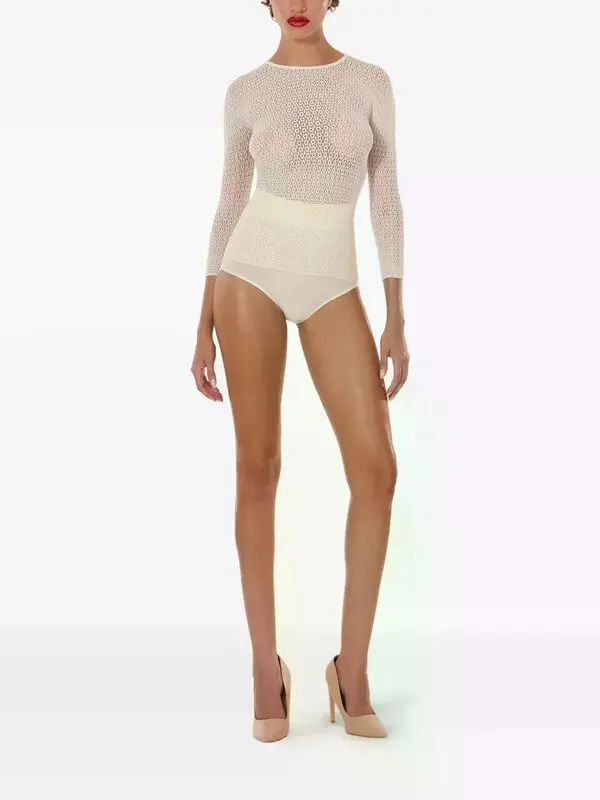 Wolford Daisy Net Top - Neutrals