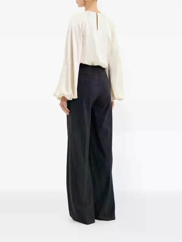 Rebecca Vallance Studded Long Sleeve Blouse - Neutrals