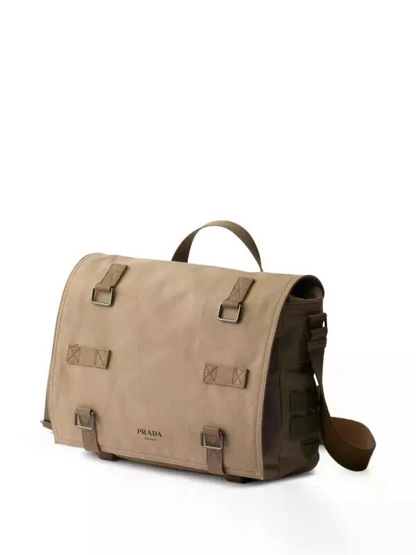 Prada Canvas Messenger Bag