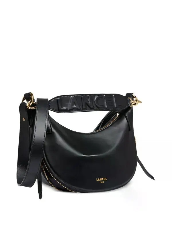 LANCEL Leather Origami Shoulder Bag - Black