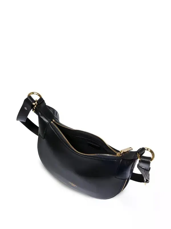 LANCEL Leather Origami Shoulder Bag - Black