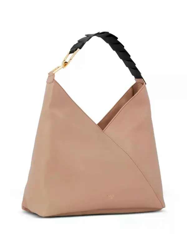 LANCEL Braided Handle Shoulder Bag - Neutrals
