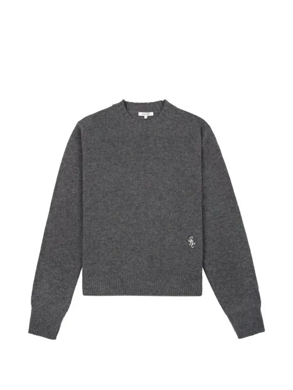 SPORTY & RICH Logo-detail Sweater