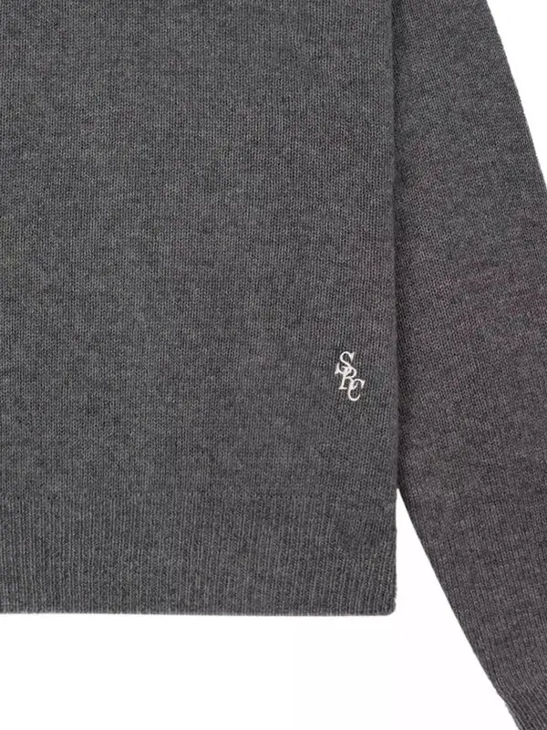 SPORTY & RICH Logo-detail Sweater