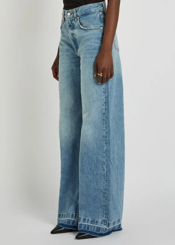 ANINE BING Lewis Wide-leg Jeans - Denim