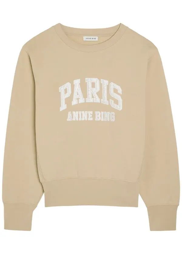 ANINE BING Shrunken Logo Sweatshirt