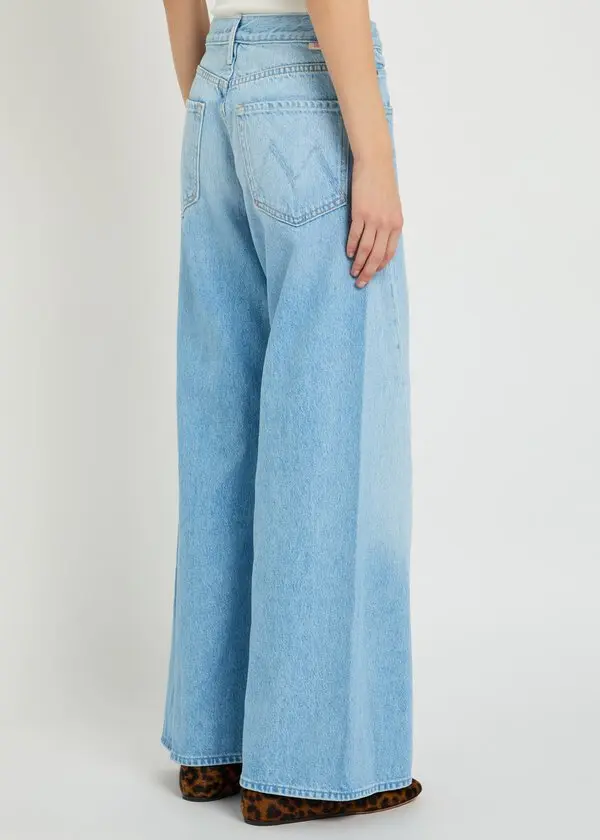 MOTHER The Lemon Twist Wide-leg Denim Jeans - Blue