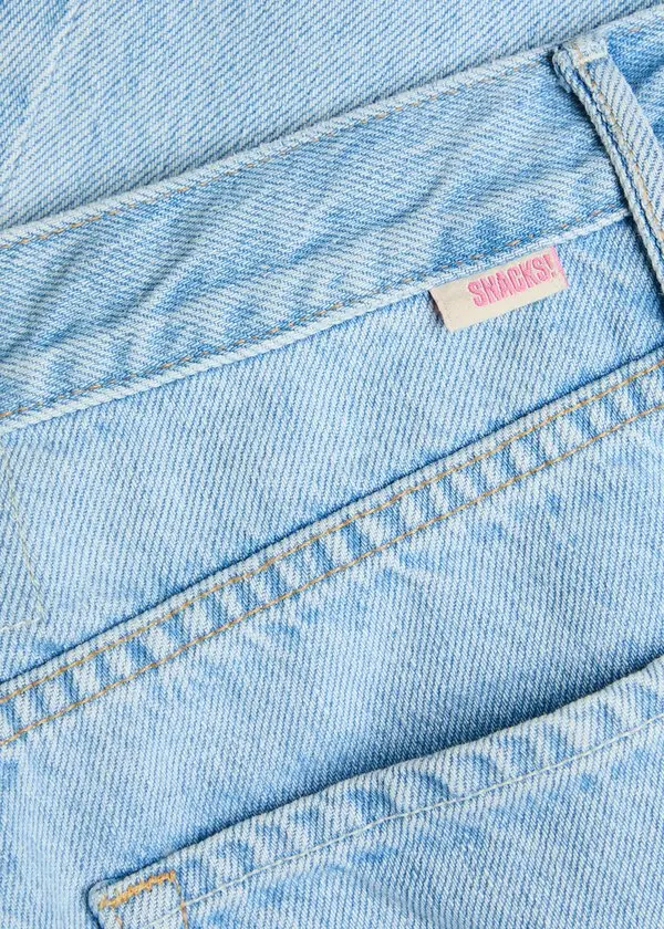MOTHER The Lemon Twist Wide-leg Denim Jeans - Blue