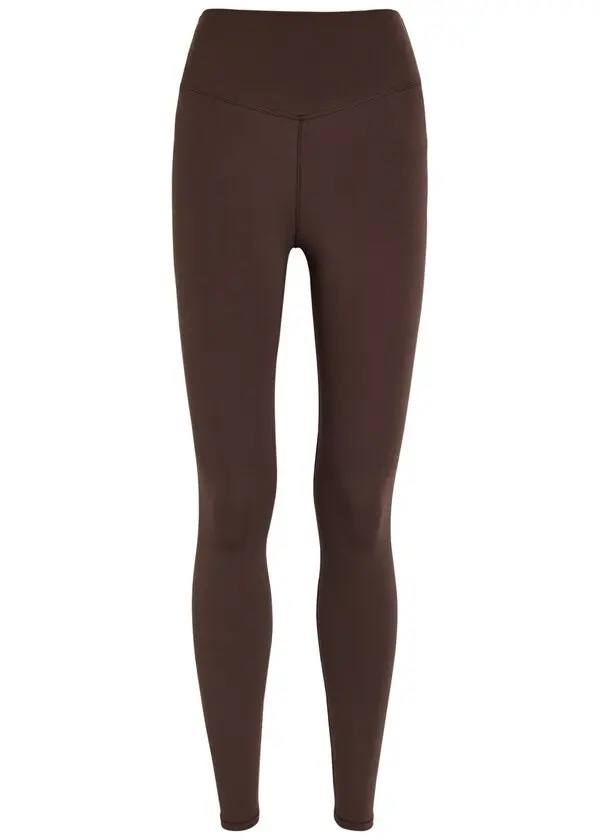 Vuori Alltheform Stretch-jersey Leggings - Brown