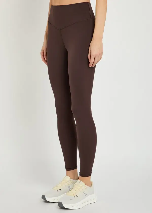 Vuori Alltheform Stretch-jersey Leggings - Brown