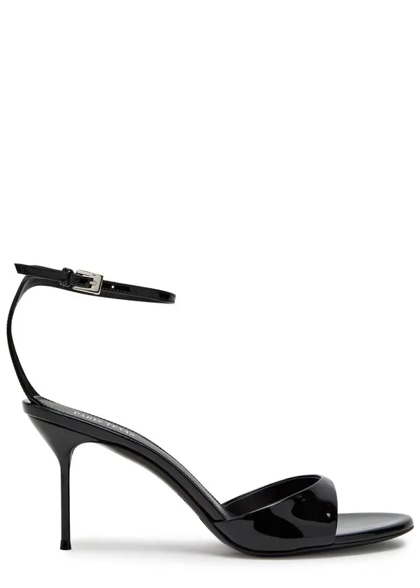 Paris Texas Lidia 70 Patent Leather Sandals - Black