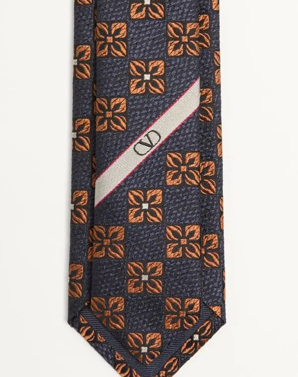 Valentino Garavani Valentie And Jacquard Tie