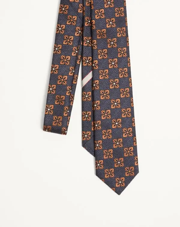 Valentino Garavani Valentie And Jacquard Tie