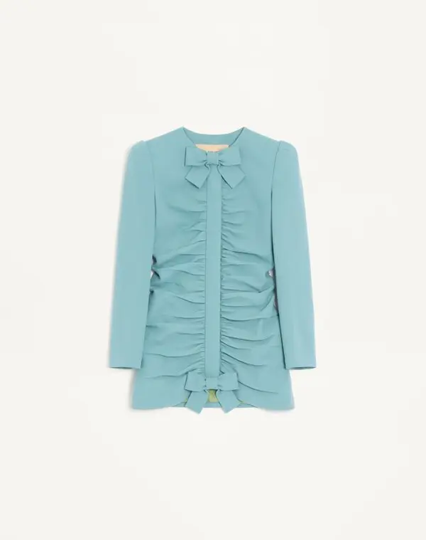 Valentino Garavani Crispy Light Wool Jacket - Azure