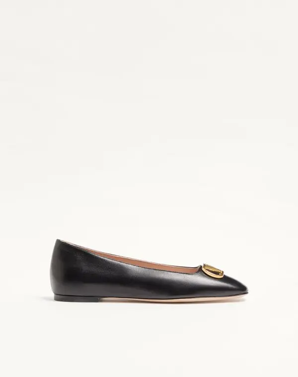 Valentino Garavani Vlogo Signature Ballerina - Black