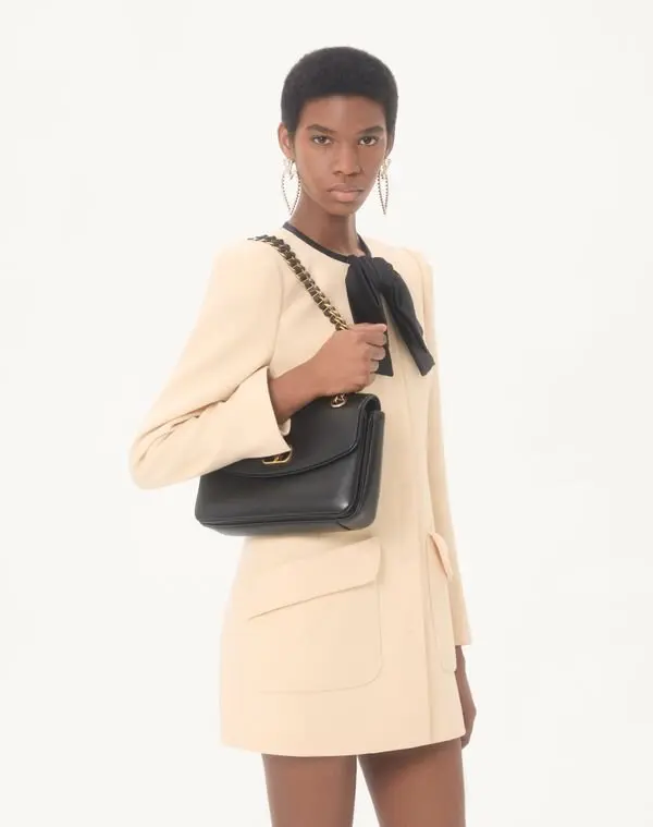 Valentino Garavani Djuna Medium Chain Bag - Black