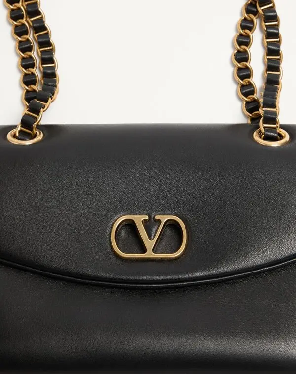Valentino Garavani Djuna Medium Chain Bag - Black