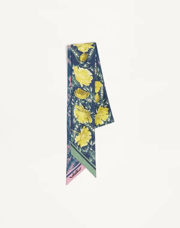 Valentino Garavani Apres L'hiver Poppies Bandeau Scarf - Multicolour