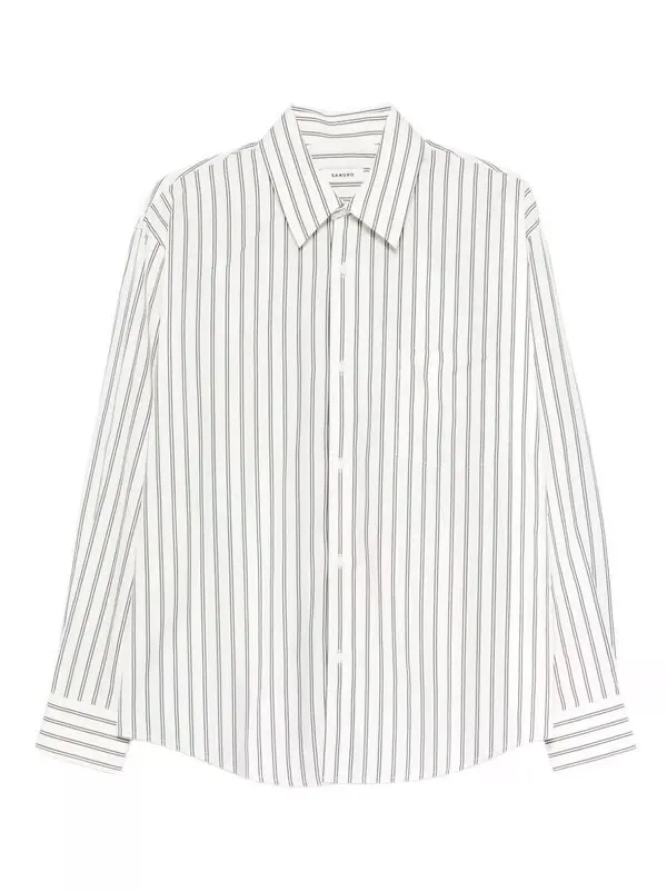 Sandro Striped-pattern Button Shirt