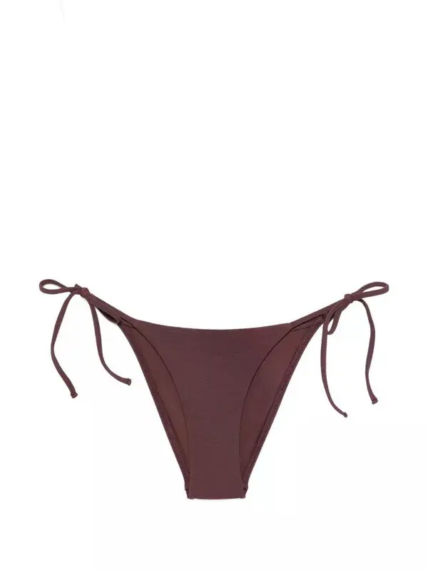 Matteau Crinkle-textured Bikini Bottoms - Brown