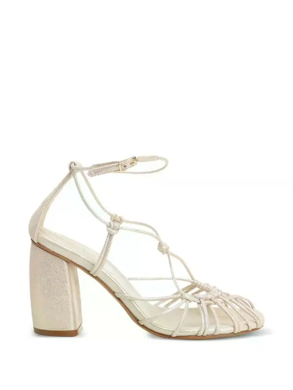FORTE_FORTE Woven-design Strappy Sandals - Neutrals