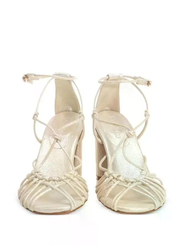 FORTE_FORTE Woven Strappy Sandals
