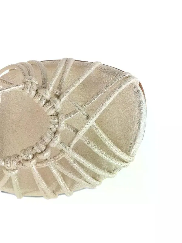 FORTE_FORTE Woven Strappy Sandals