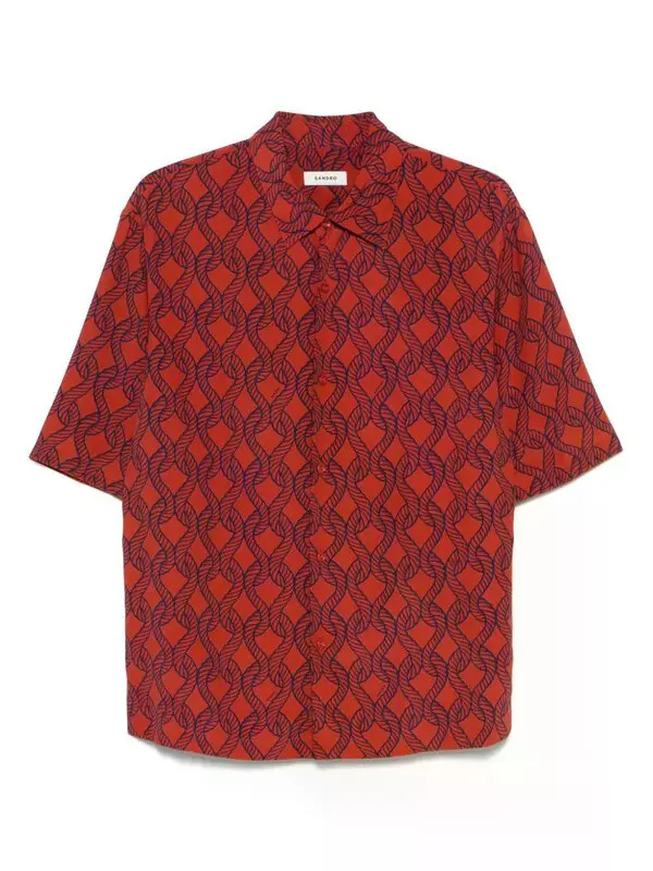 Sandro Printed Shirt