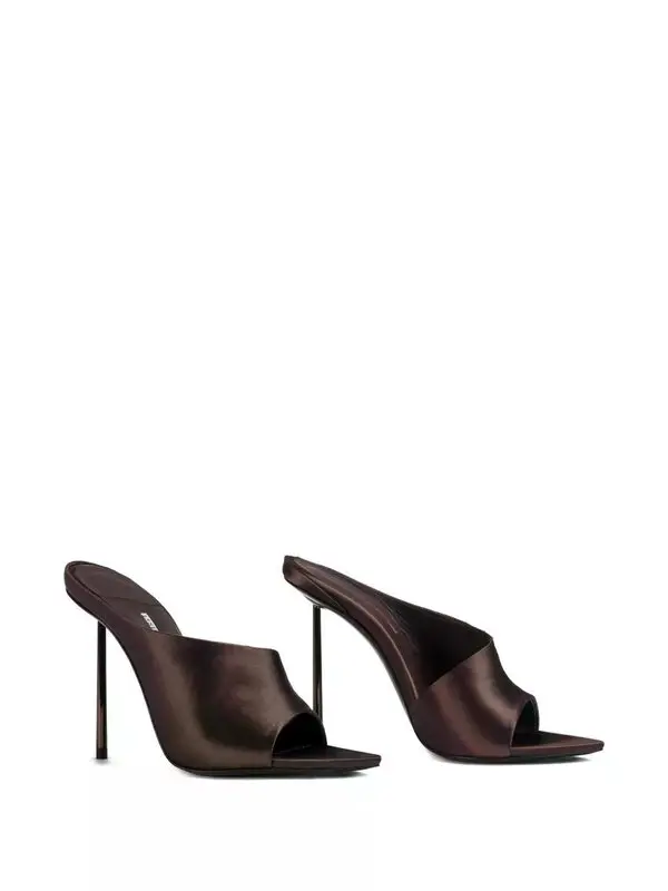 LE SILLA 120mm Futura Mules - Brown