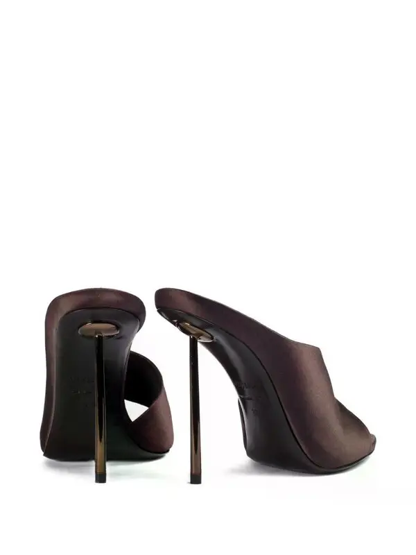 LE SILLA 120mm Futura Mules - Brown