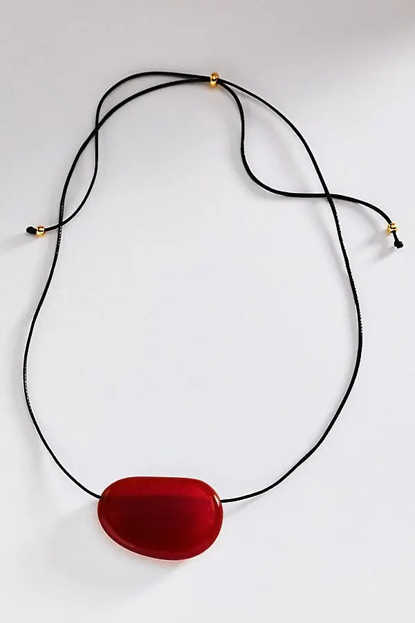 HEAVEN MAYHEM Julia Necklace By - Red